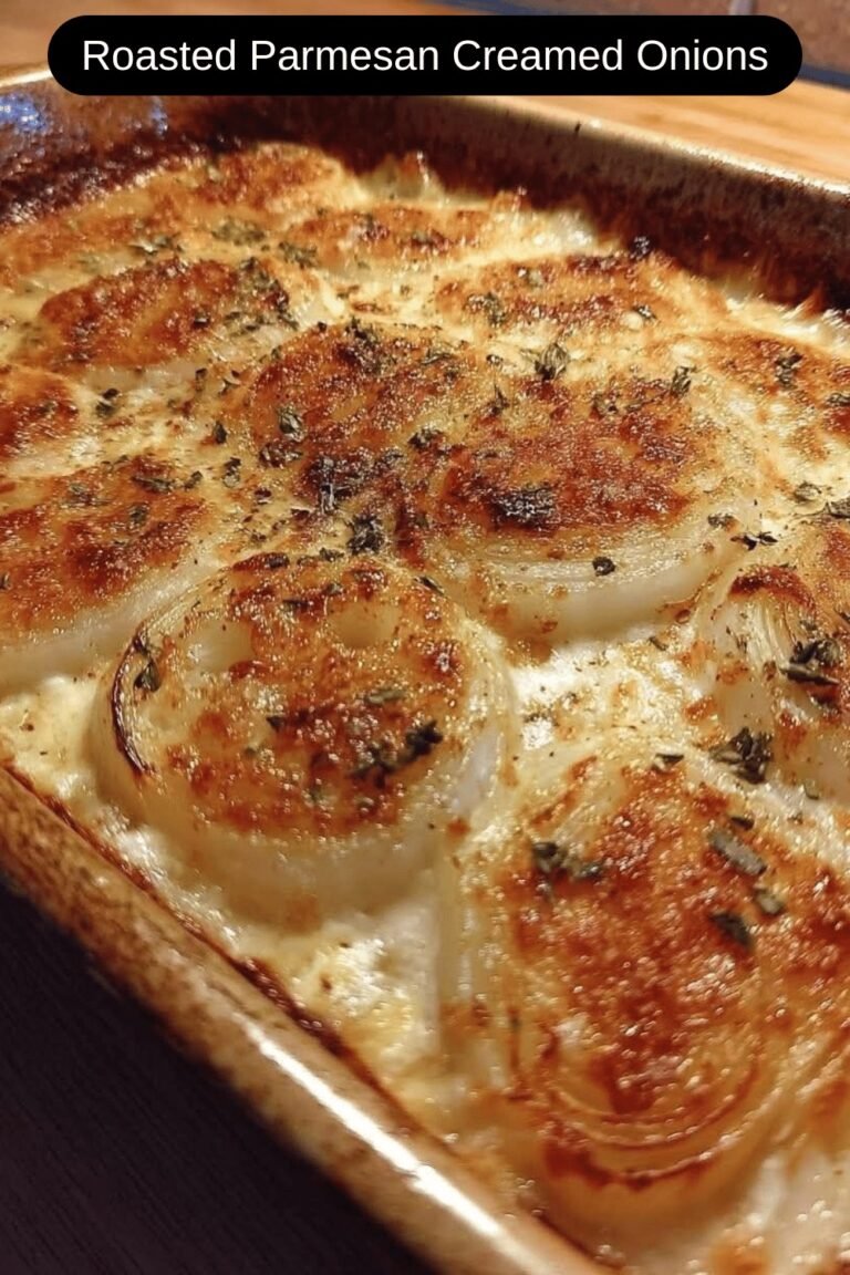 Roasted Parmesan Creamed Onions! – Healthy Recipes